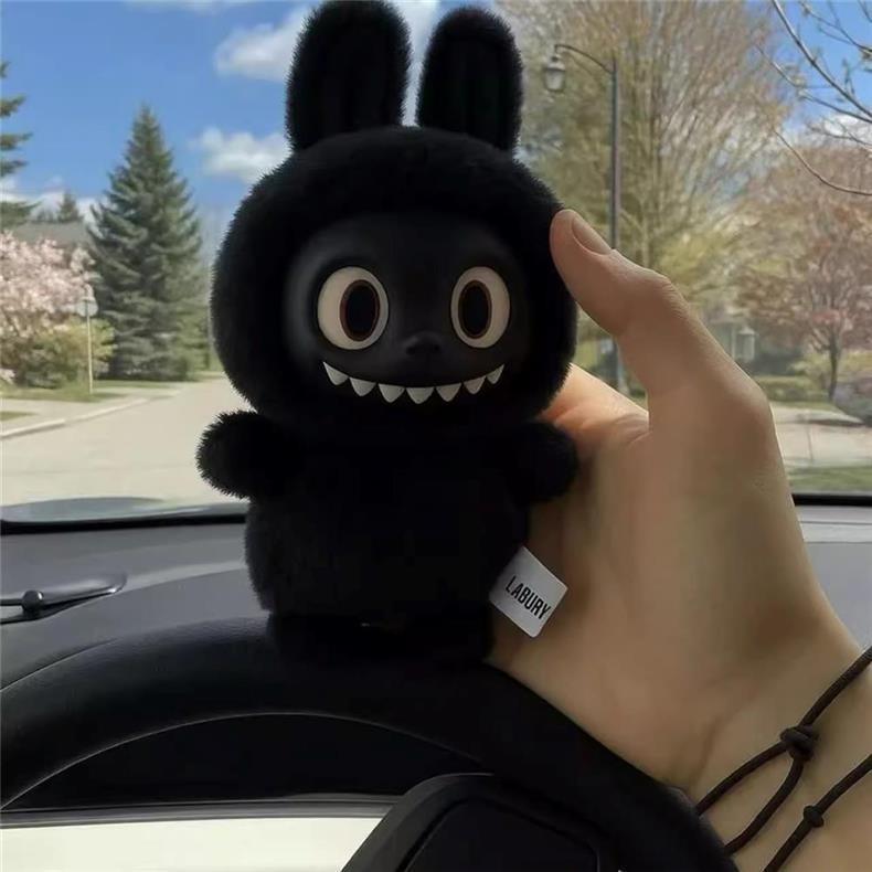 Labubu Version Plush Doll Doll Stretching Step Peripheral Creative ...
