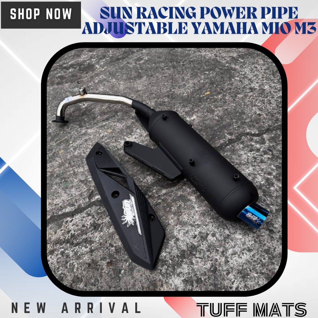 Sun Pipe M3 blue tip adjustable yamaha mio i 125 / mio gear / fazzio ...