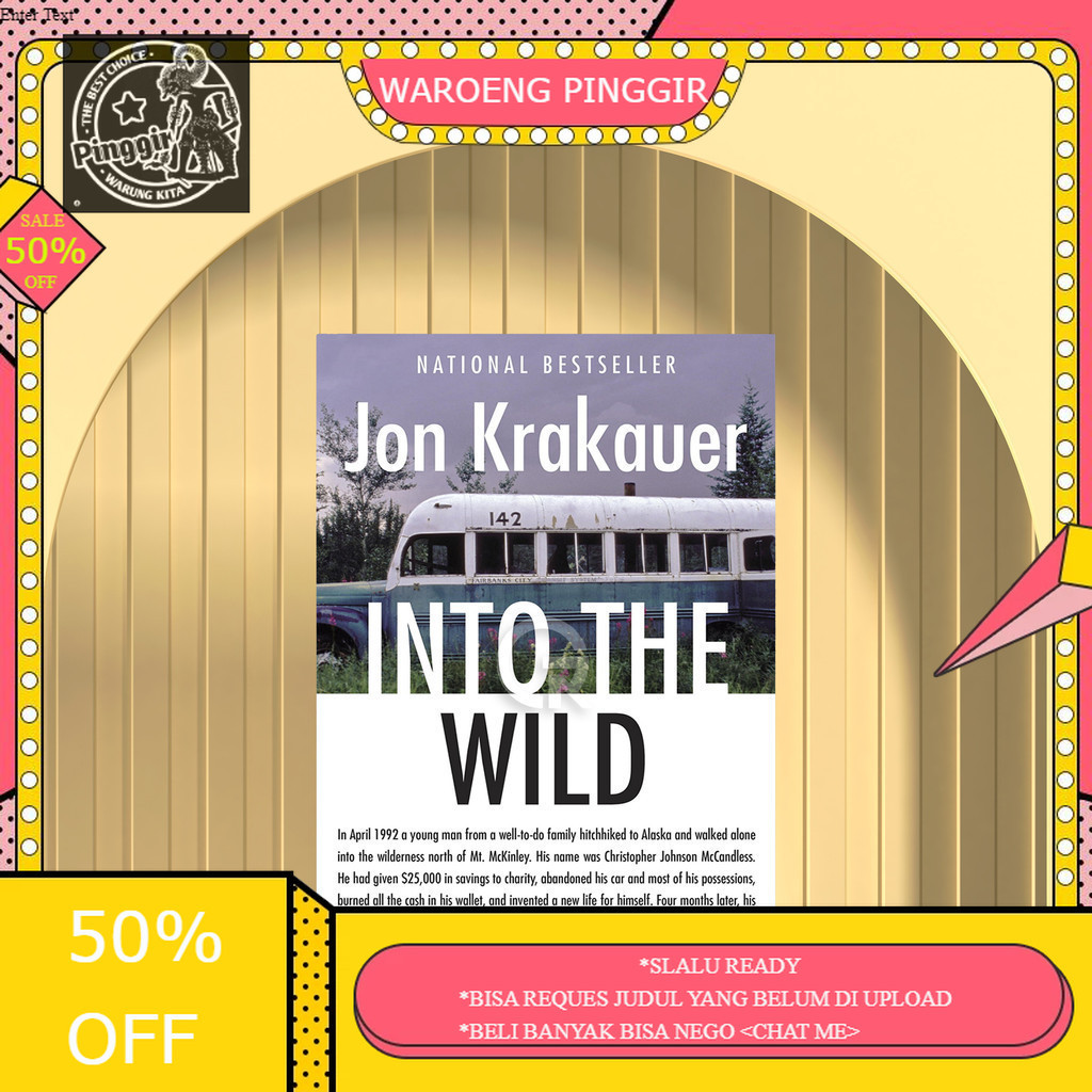 Book Into the Wild by Jon Krakauer | Shopee Philippines
