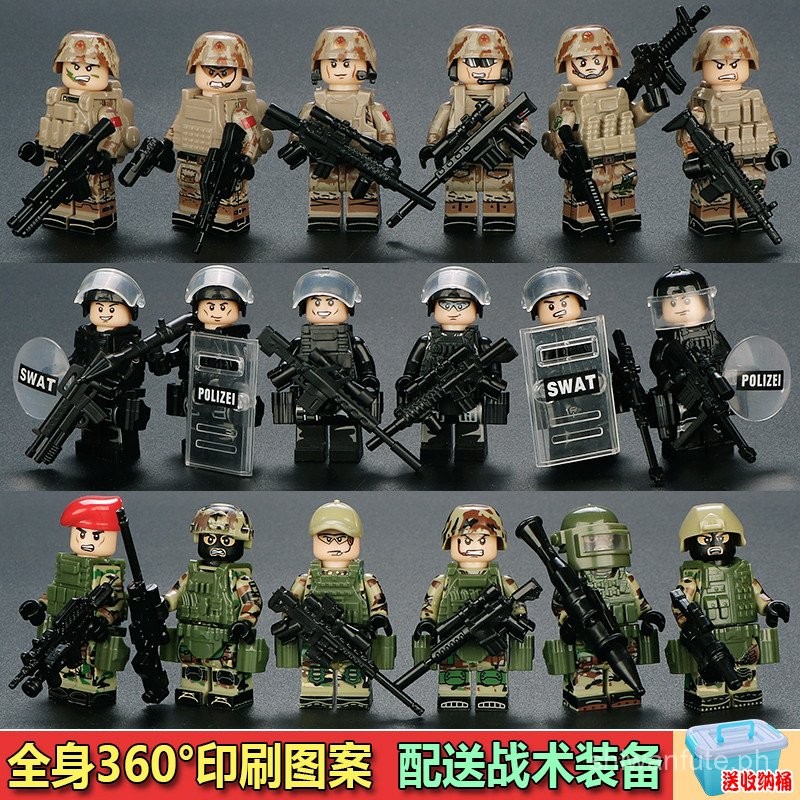 New Military Special Forces Building Blocks Figures Assembly Explosion ...