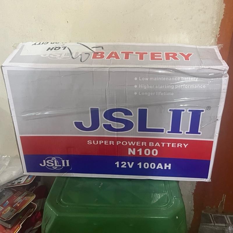JSL II Brand Dry Charged Battery 12V 100AH FOR SOLAR SET UP Battery ...