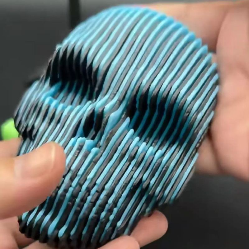 Straw three-d luminous human face toys handsome Creative three-d ...