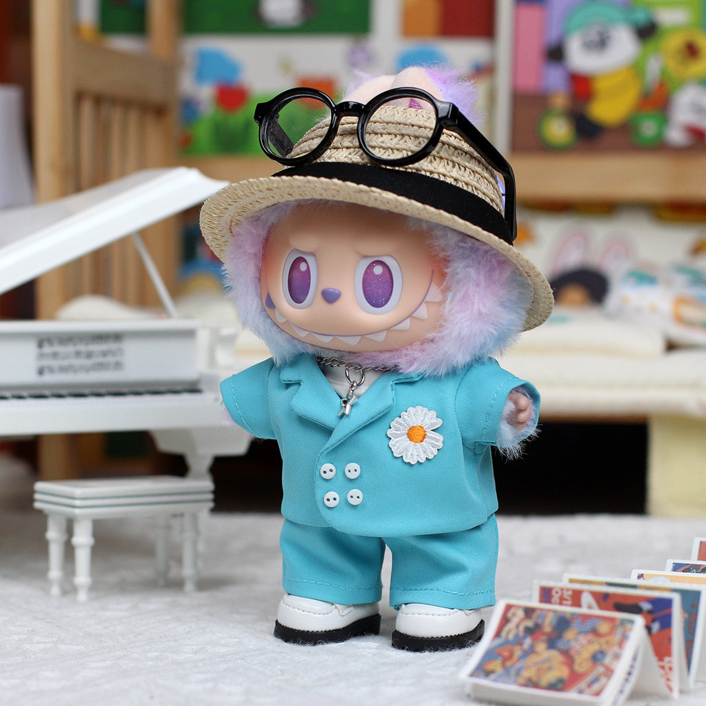 Clothing Only] First/Third Generation Labubu Clothes Lucky Pendant ...