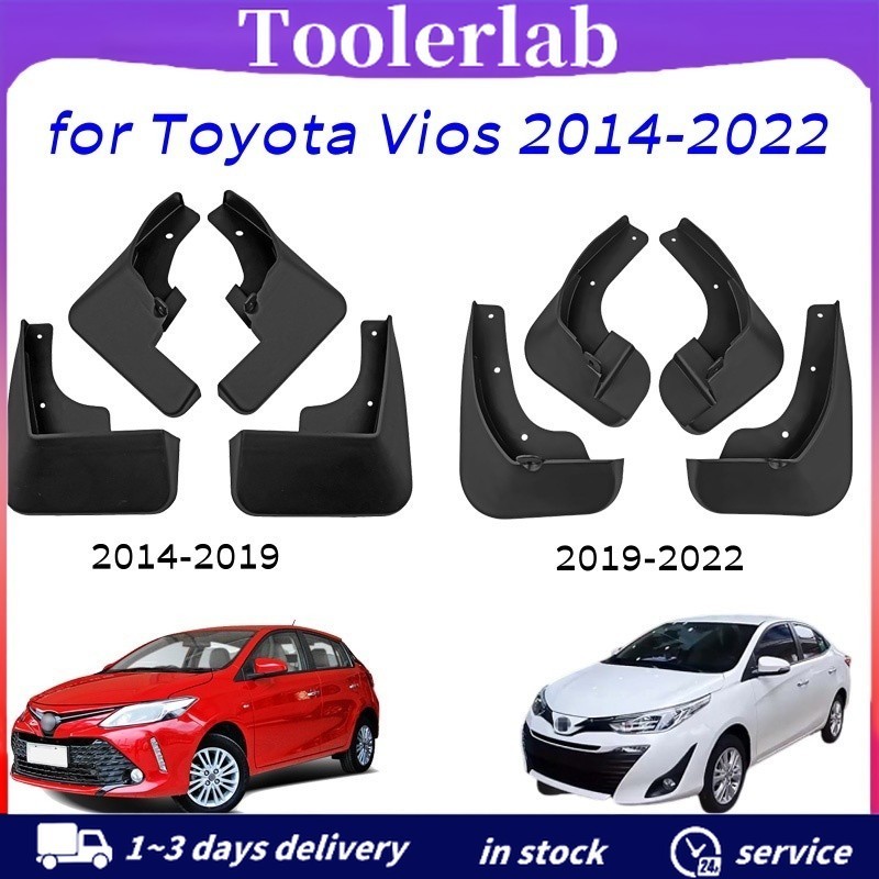 Mudguard for Toyota Vios 2014 to 2022 Vios Yaris XP150 Hatchback Mud ...