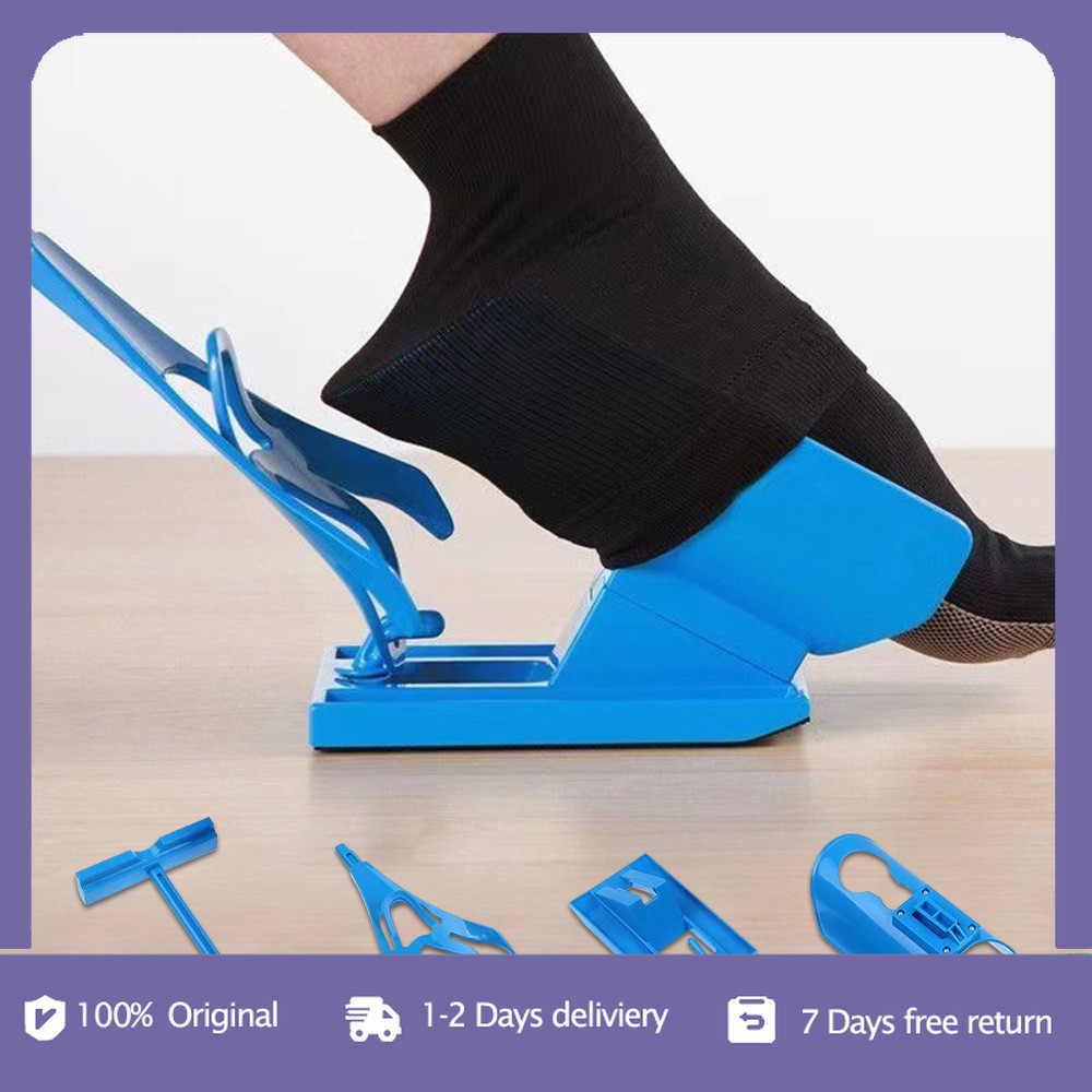 No Bending Sock Slider Pregnant Elderly Sock Wearing Shoe Horn Device ...