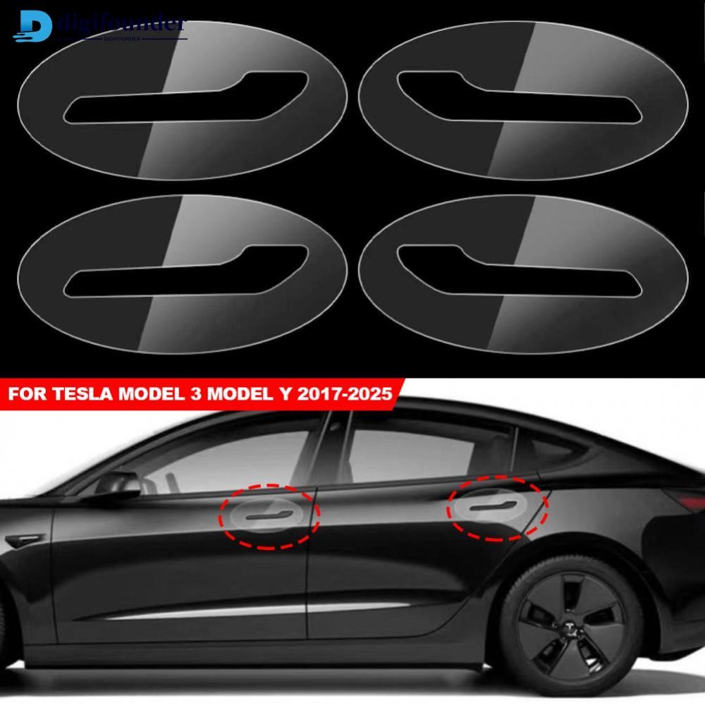DIGIFOUNDER 8Pcs/Set Car Door Handle Scratch Protector Inverted Door ...