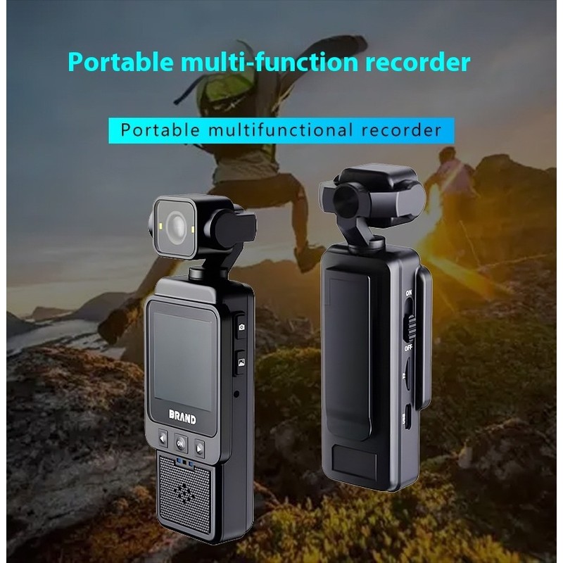 Portable Recorder/1080P Intelligent HD Noise Reduction Back Clip Card ...