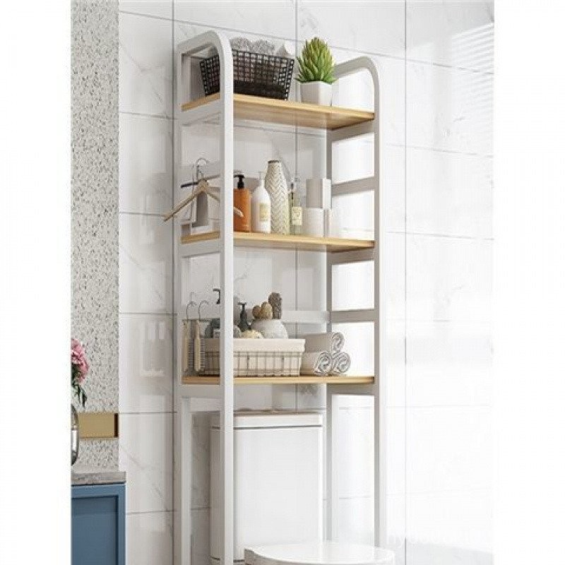 Universal Overhead Storage Rack Floor Toilet Rack Organizer Bathroom ...