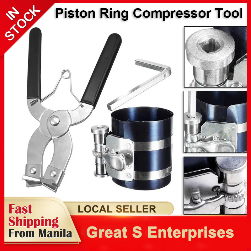 GSE Auto Parts Piston Ring Installer Piston Ring Compressor Tool Car ...