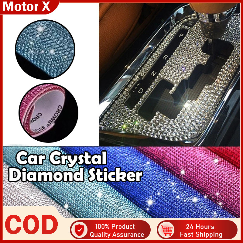 MOTOR Self Adhesive Rhinestone Sticker Tape DIY Decoration Diamond ...