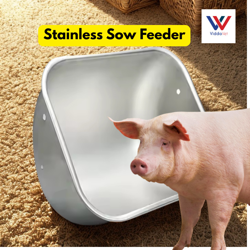 304 Steel Stainless Sow Feeder Customized Pig Feeding Trough Stainless ...