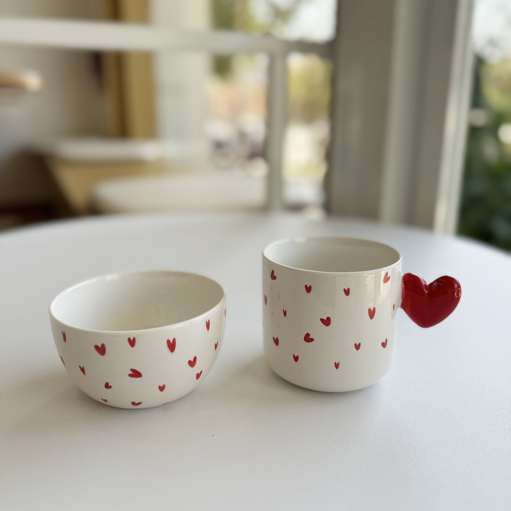 Niche Design Hand-Painted Underglaze Color ins Ceramic Mug Coffee Cup ...