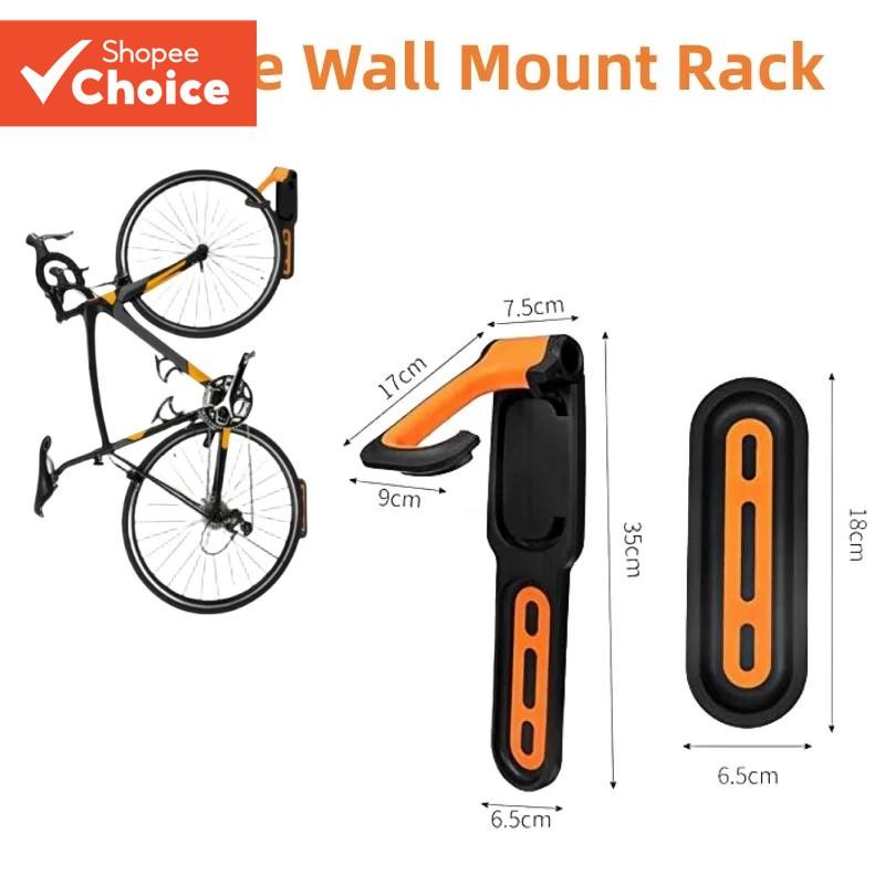 Bicycle Wall Mount Rack Foldable Vertical Bike Rack Wall Mounted ...