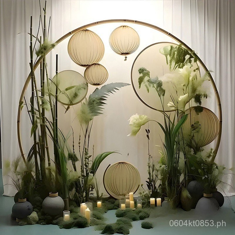 Trendy High-End Background Cloth Ancient Style Wallpaper Scene ...