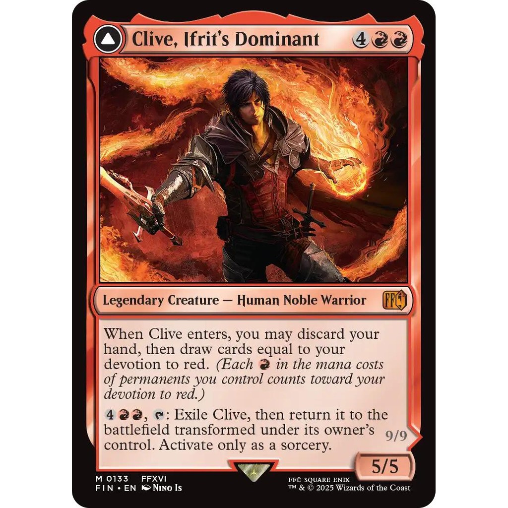 Clive, Ifrit's Dominant // Ifrit, Warden of Inferno [FINAL FANTASY ...