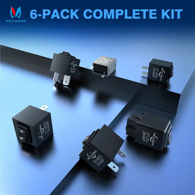 MICTUNING 9038 Relay Bypass Switch Kit Replacement for 9036 9037 ...