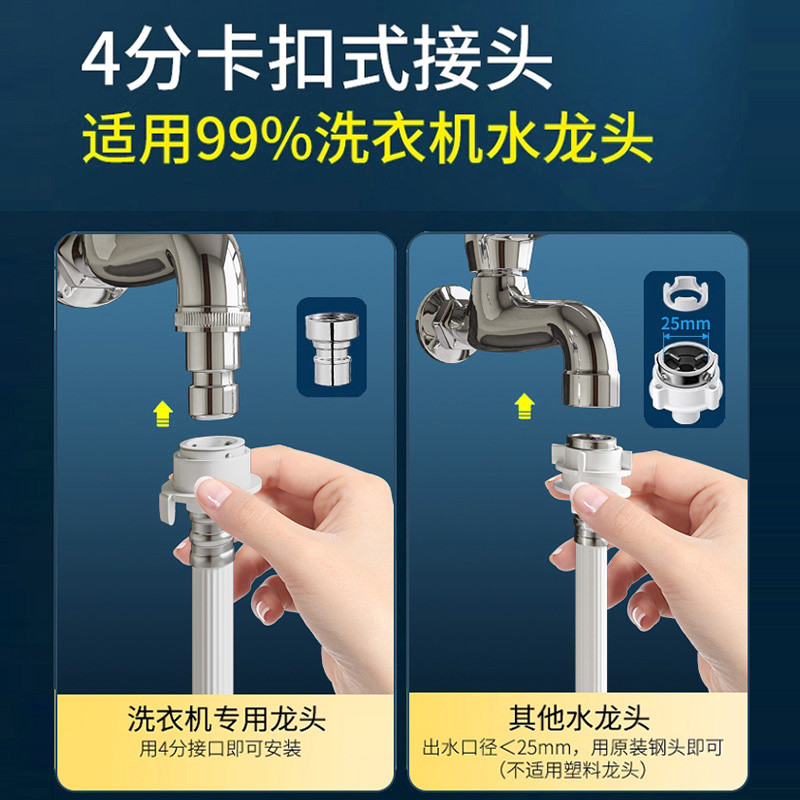 Universal Extended Hose for Fully Automatic Washing Machine Inlet Pipe ...