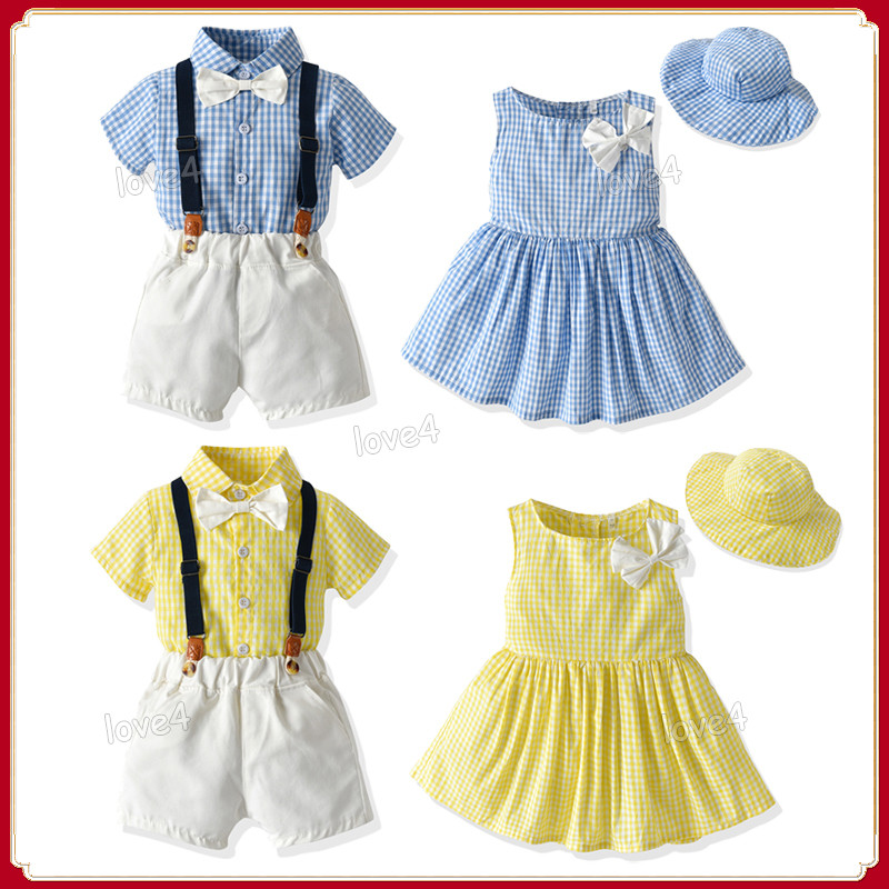 Family Twinning Set Sister Brother Matching Outfit Twins Clothes for ...