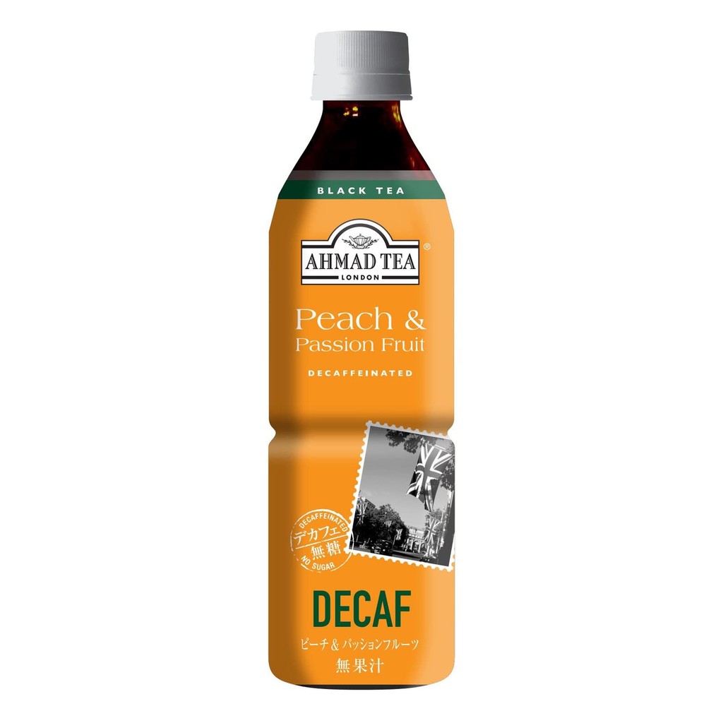 Ahmad Tea Decaf Peach & Passionfruit Unsweetened Fruit Tea PET 500ml × ...