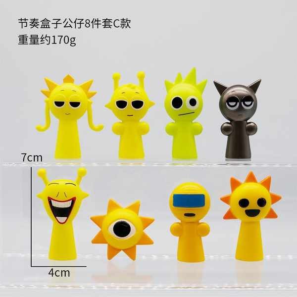 sprunki toy set Rhythm Box Stage 1-10 Doll Hand-held Complete Works ...