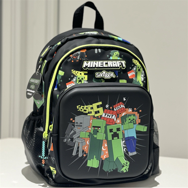 Australia Smiggle Minecraft Schoolbag Kindergarten First Grade Children ...