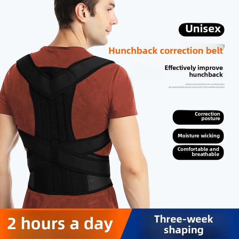 Hunchback Correction Belt Posture Corrector for Men Women Anti ...