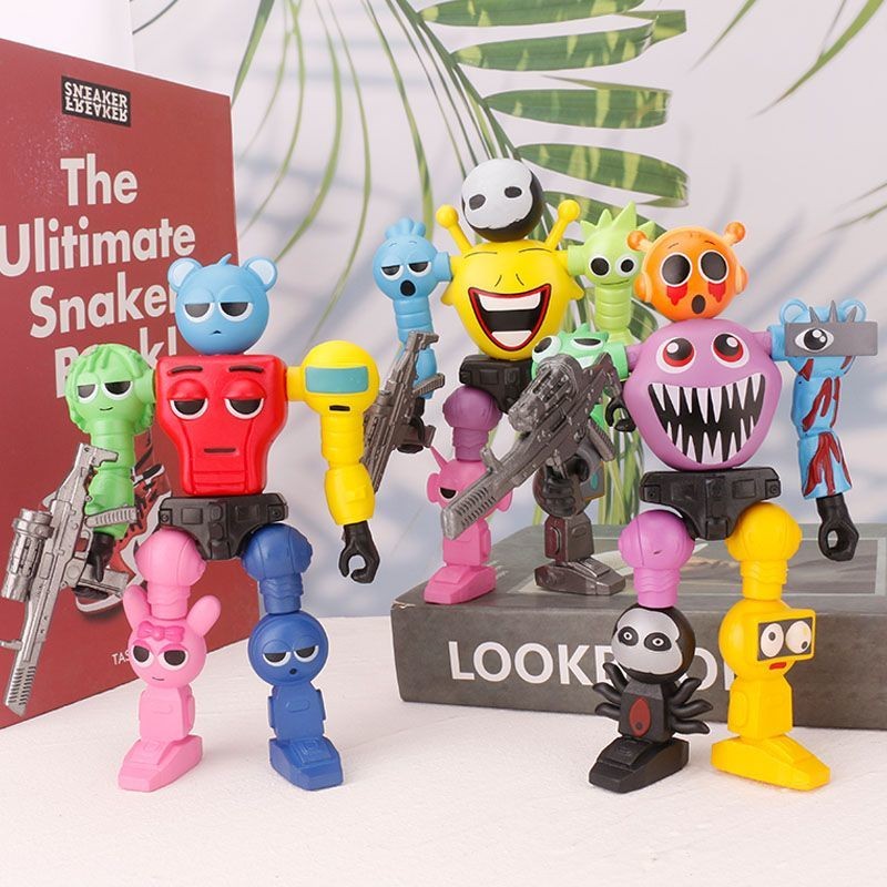 Rhythm Box Robot Joint Movable Music Box Game Model Doll Assembly Doll ...