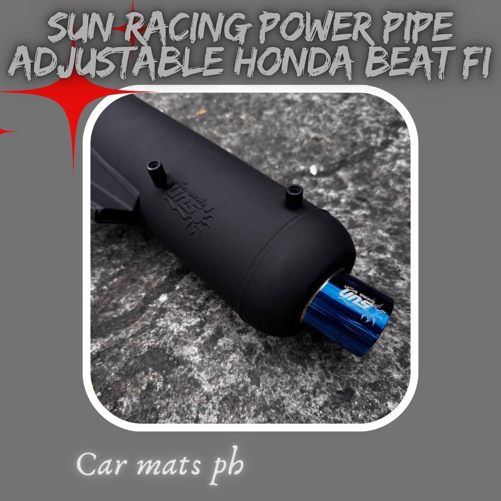 SUN PIPE ADJUSTABLE STAINLESS BLUE TIP BEAT/BEAT Fi | Shopee Philippines