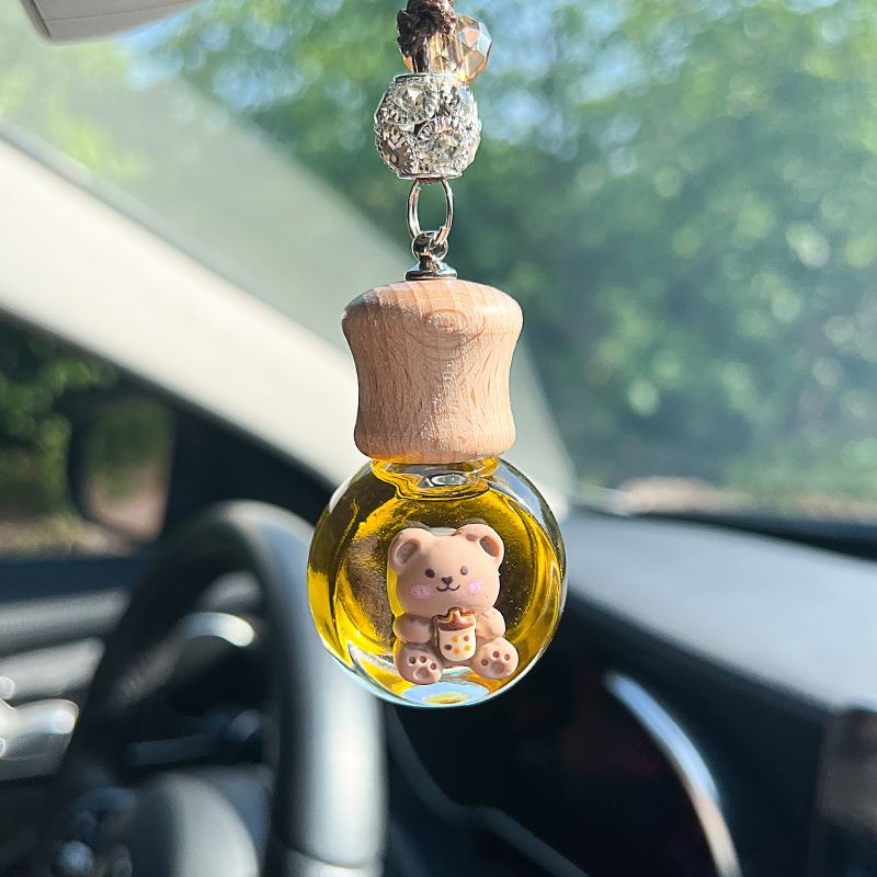 Car perfume pendant rearview mirror aromatherapy hanging dec ...