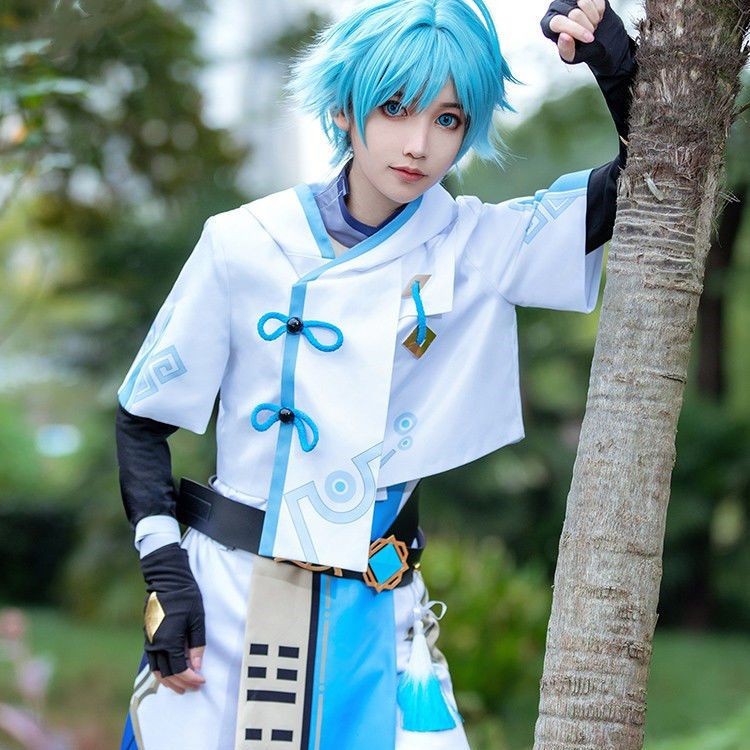 Yuanshen cos Clothing Chongyun cos Diluk Xingqiu Wendy cosplay Clothing ...