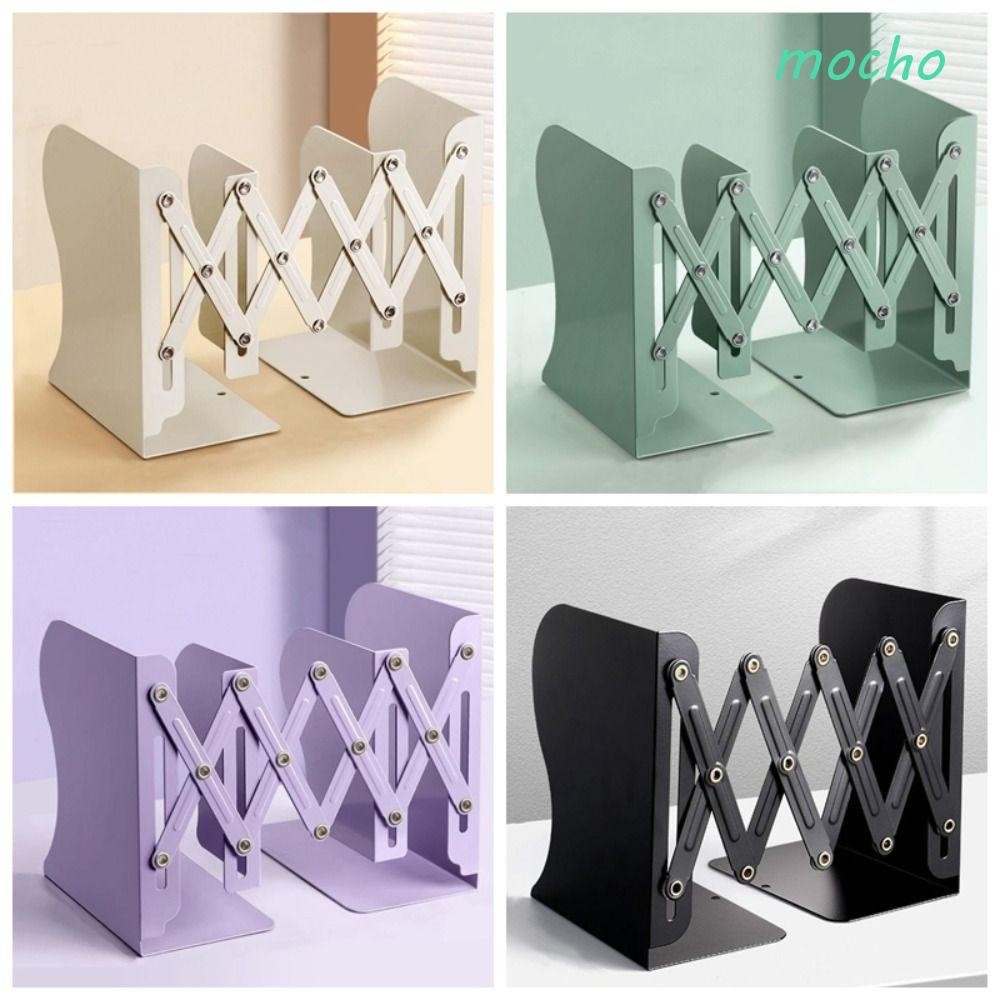 MOCHO File Sorter Rack, Retractable Foldable Display Bookshelf, Simple ...