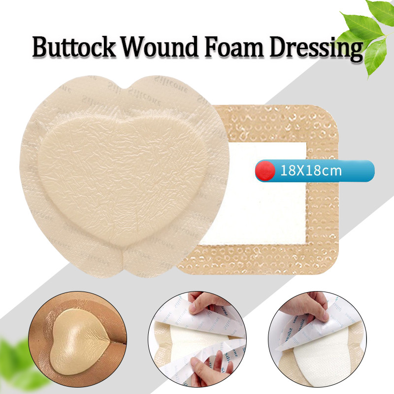 Medical Silicone Gel Foam Dressing Bedsore Patches Pressure Ulcer ...