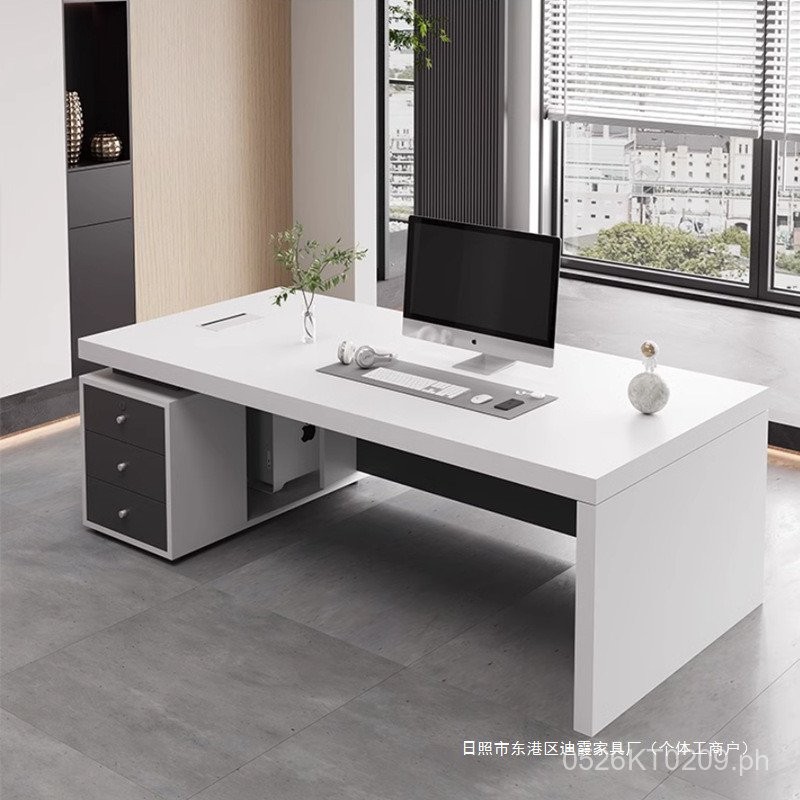 Office Computer Desk Set High-End Luxury Boss Desk Single Simple Desk ...