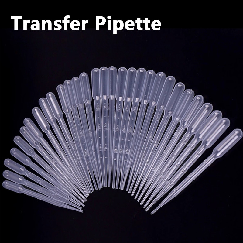 [Local Shipment] 100pcs 2/3/5ML Graduated Disposable Plastic Pipette ...