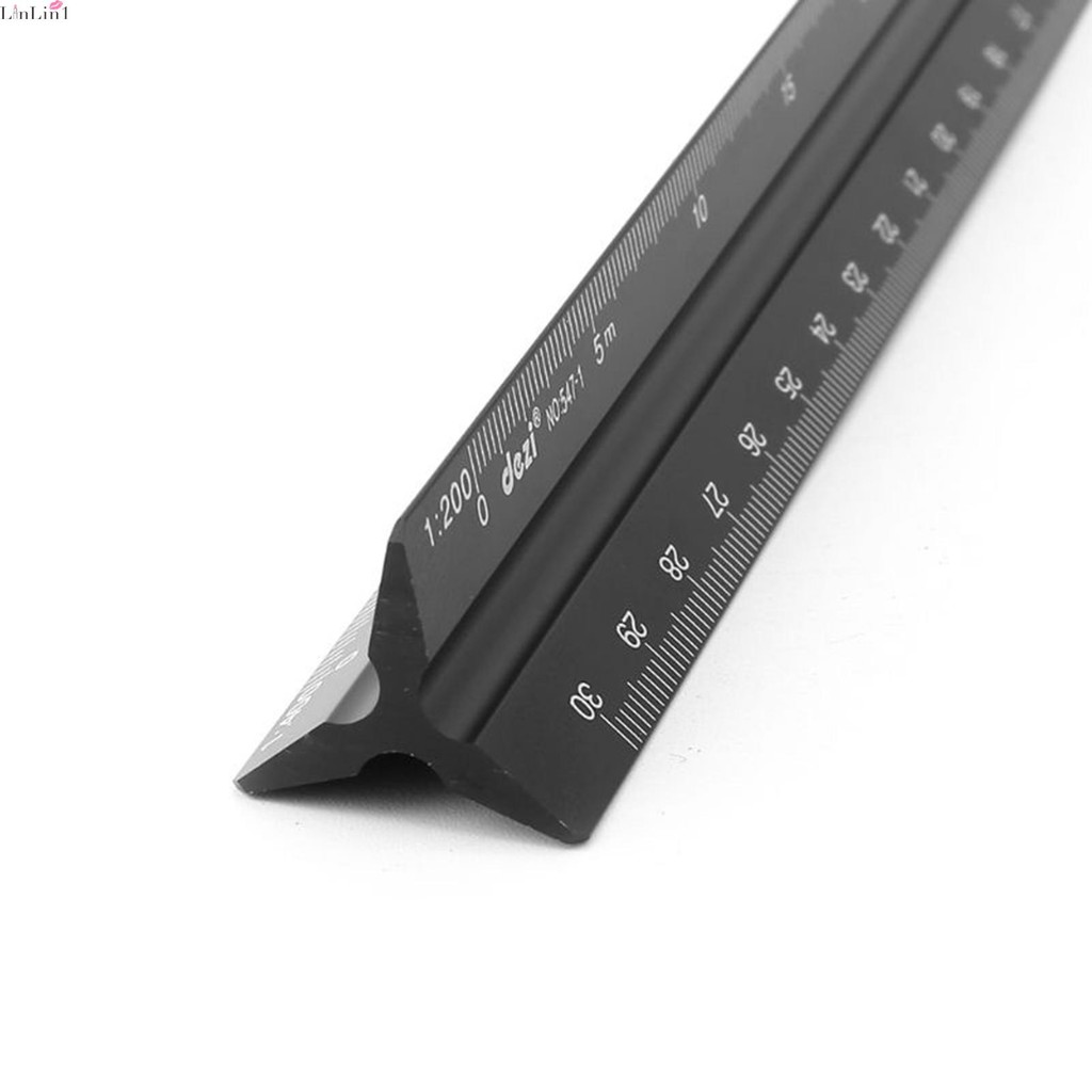 Aluminum Alloy 3-Sided Scale High Accuracy Easy to Use Scale Ruler for ...