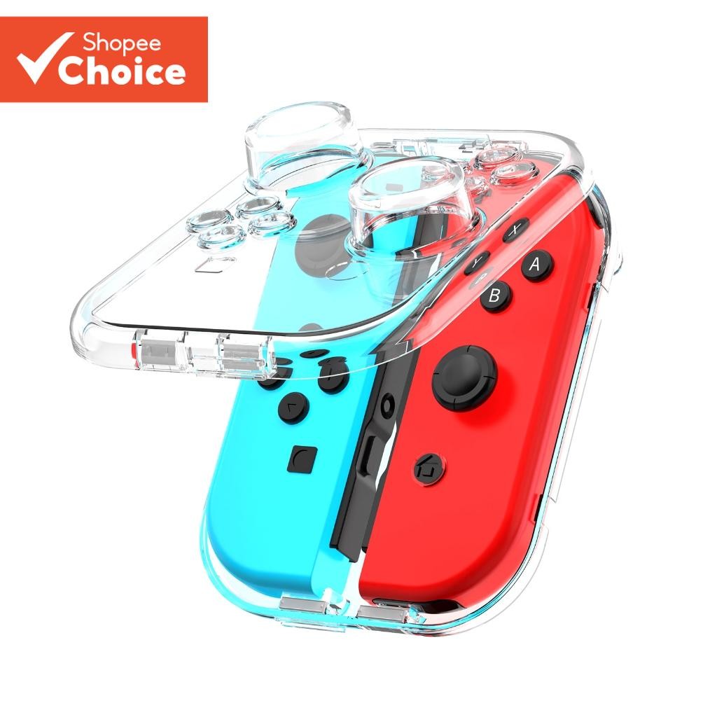 IINE Miniature PC Transparent Joycon Storage Case for Nintendo switch ...