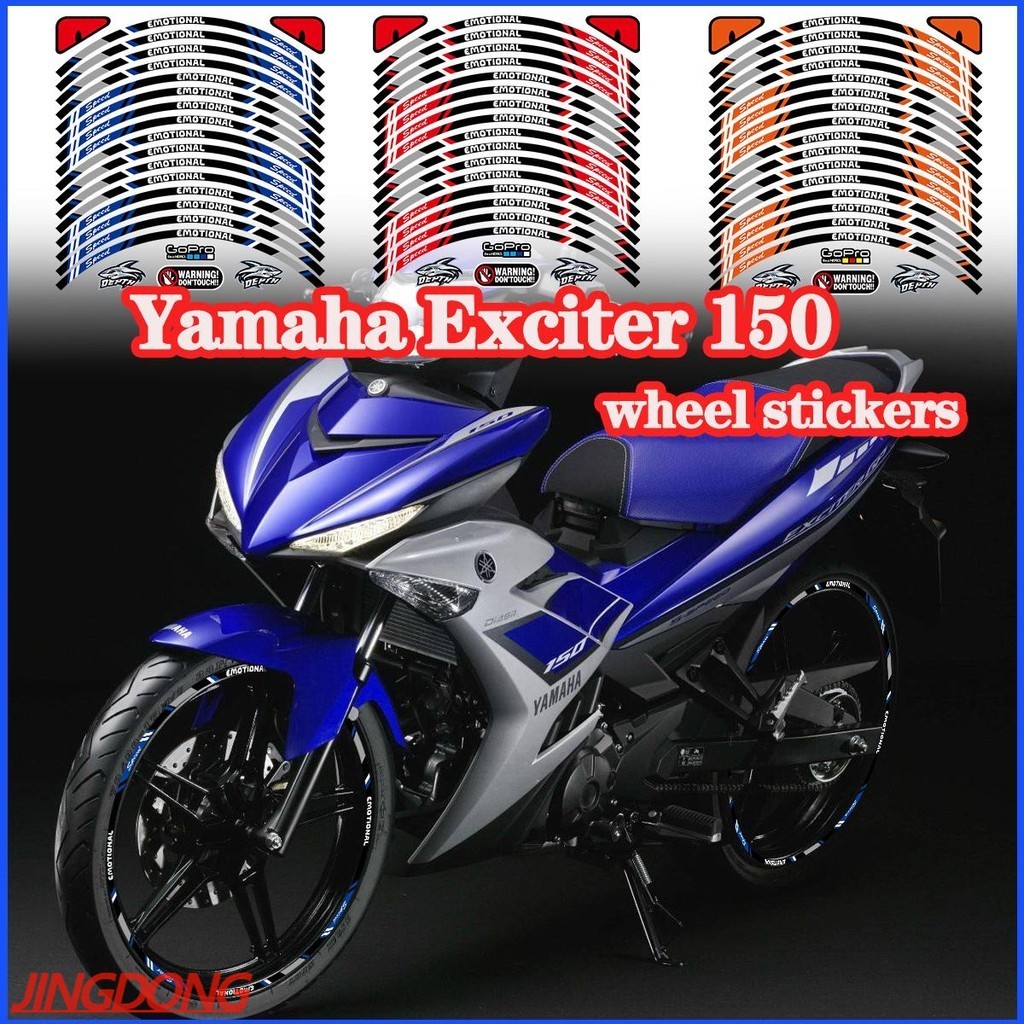 For Yamaha Exciter 150 Mags Stickers Accessories Stripe Sticker ...