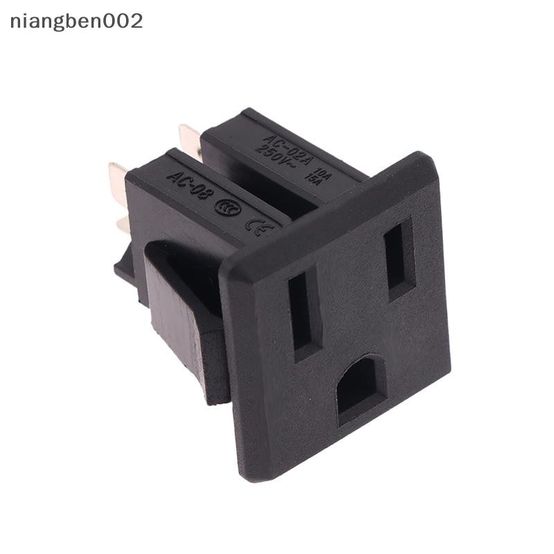（niangben002） 5pcs ck 15A 125V Copper American Japan Canada Mexico 3 ...