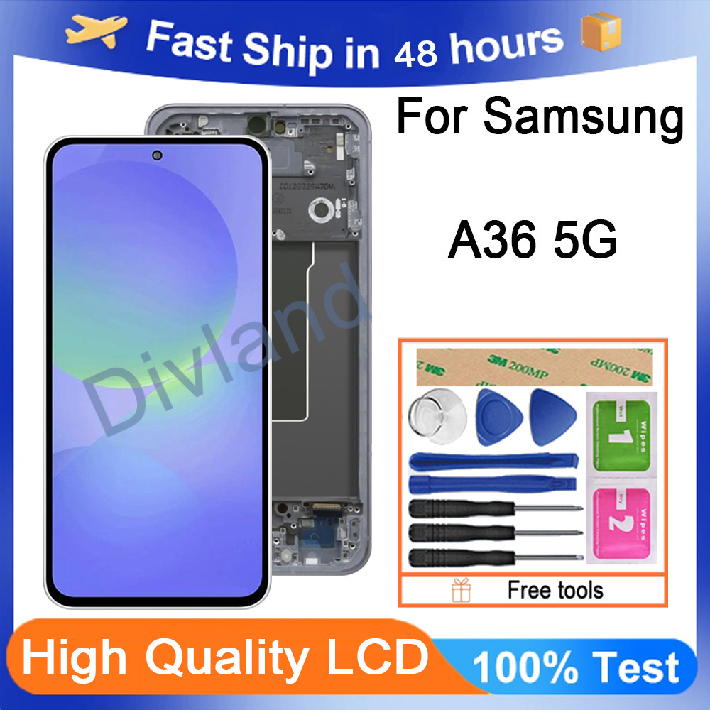 AMOLED OLED For Samsung Galaxy A36 5G LCD Display Touch Screen With ...
