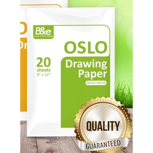 B&E Oslo Paper 9x12 20's Drawing Paper | Shopee Philippines