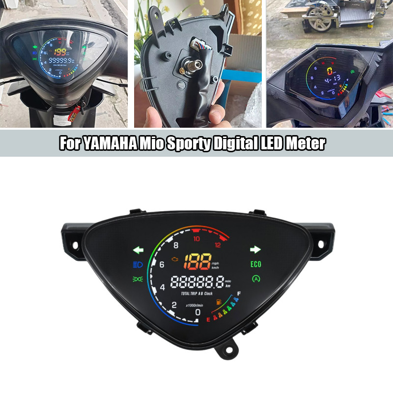 For YAMAHA Mio Sporty/Mio Amore/Mio Smile BJ Digital Meter Speedometer ...