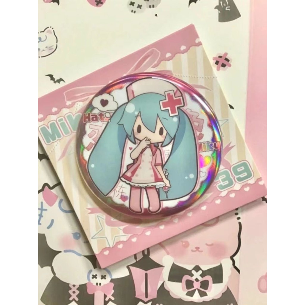 Hatsune miku miku miku miku miku miku miku Anime Cartoon Badge Brooch ...