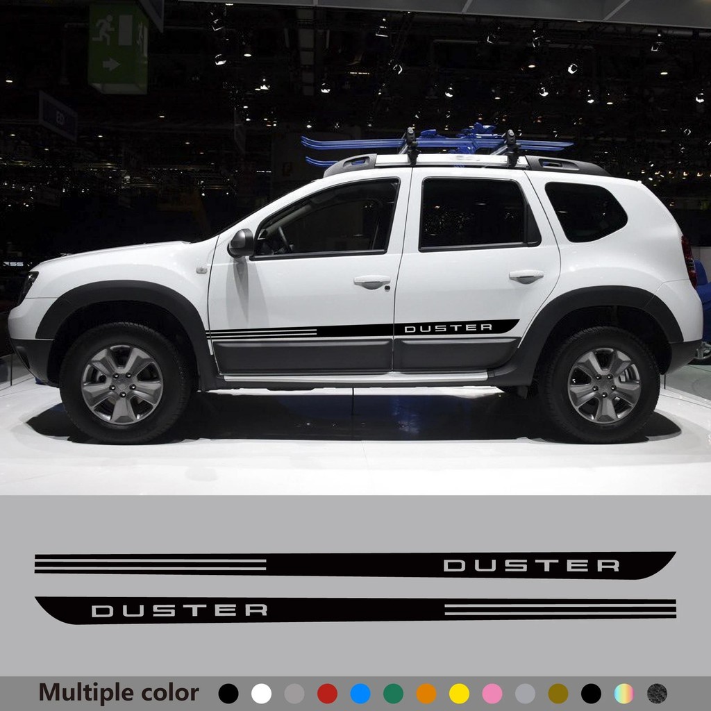 Car Side Skirt Stickers Apply For Dacia Duster Vinyl Cover Graphics ...