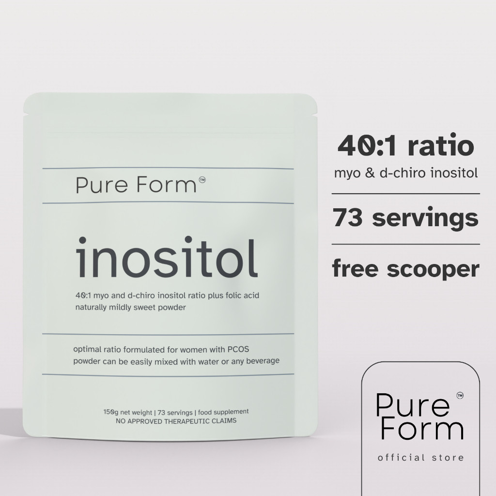 EXP:2027 Pure Form Inositol Powder 40:1 Myo-Inositol D-Chiro-Inositol w ...