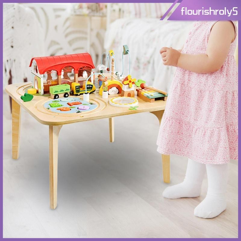 [Flourishroly5] Activity Center Table Desk Play Table Hand Eye ...