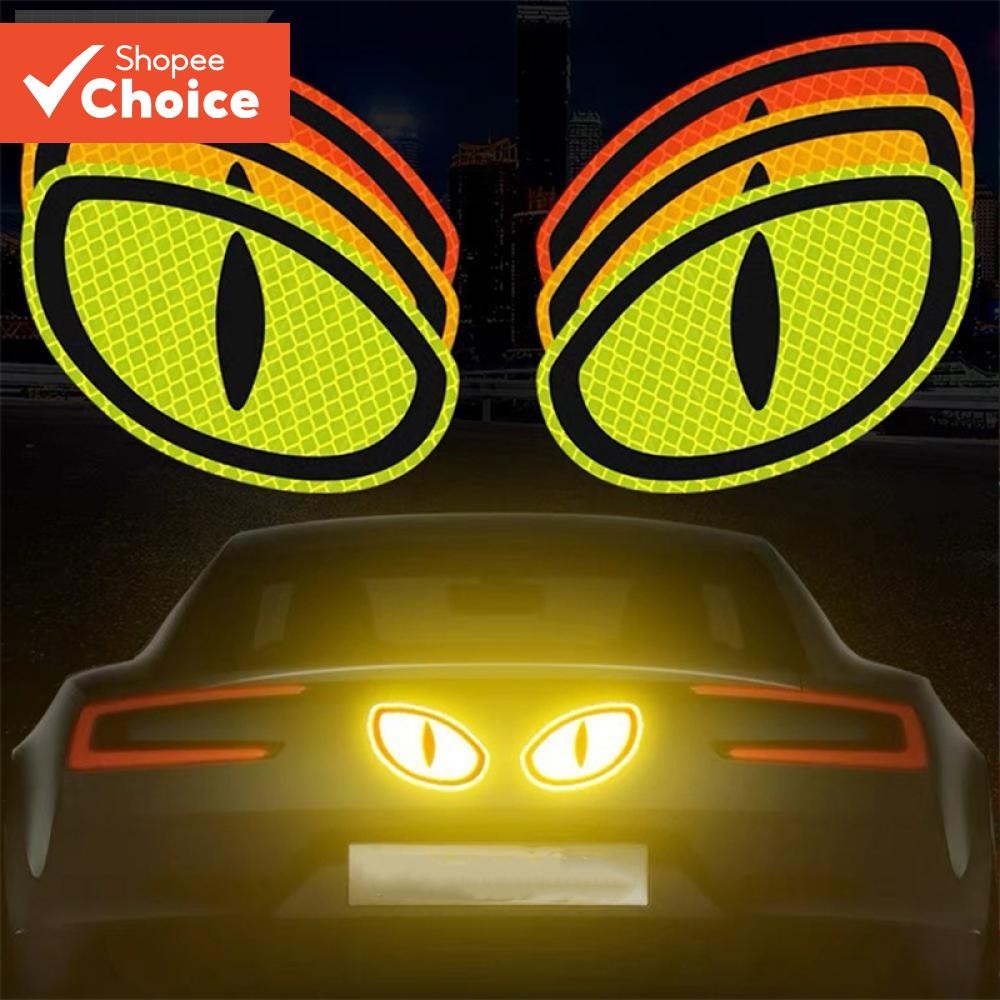 RE 2Pc Reflective Safety Warning Sticker Car Reflective Sticker Night ...