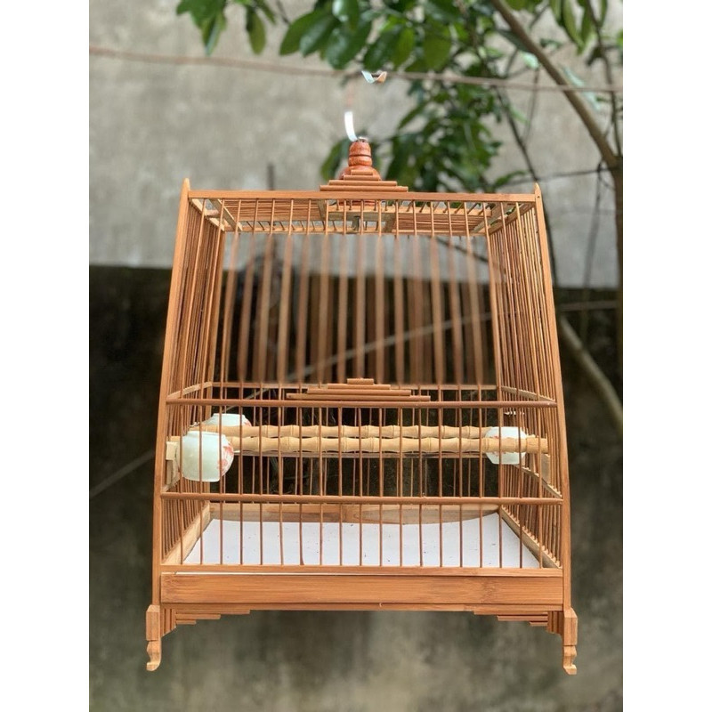 Self-assembled crested bird cage frame, crested bird cage made of old ...