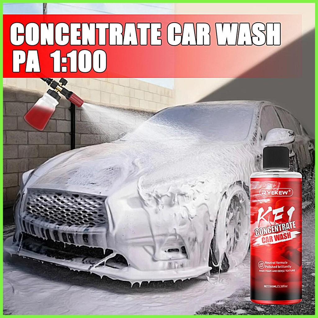 Foam Car Wash Soap 100ml Car Washing Foam Soap Concentrated Vehicle ...