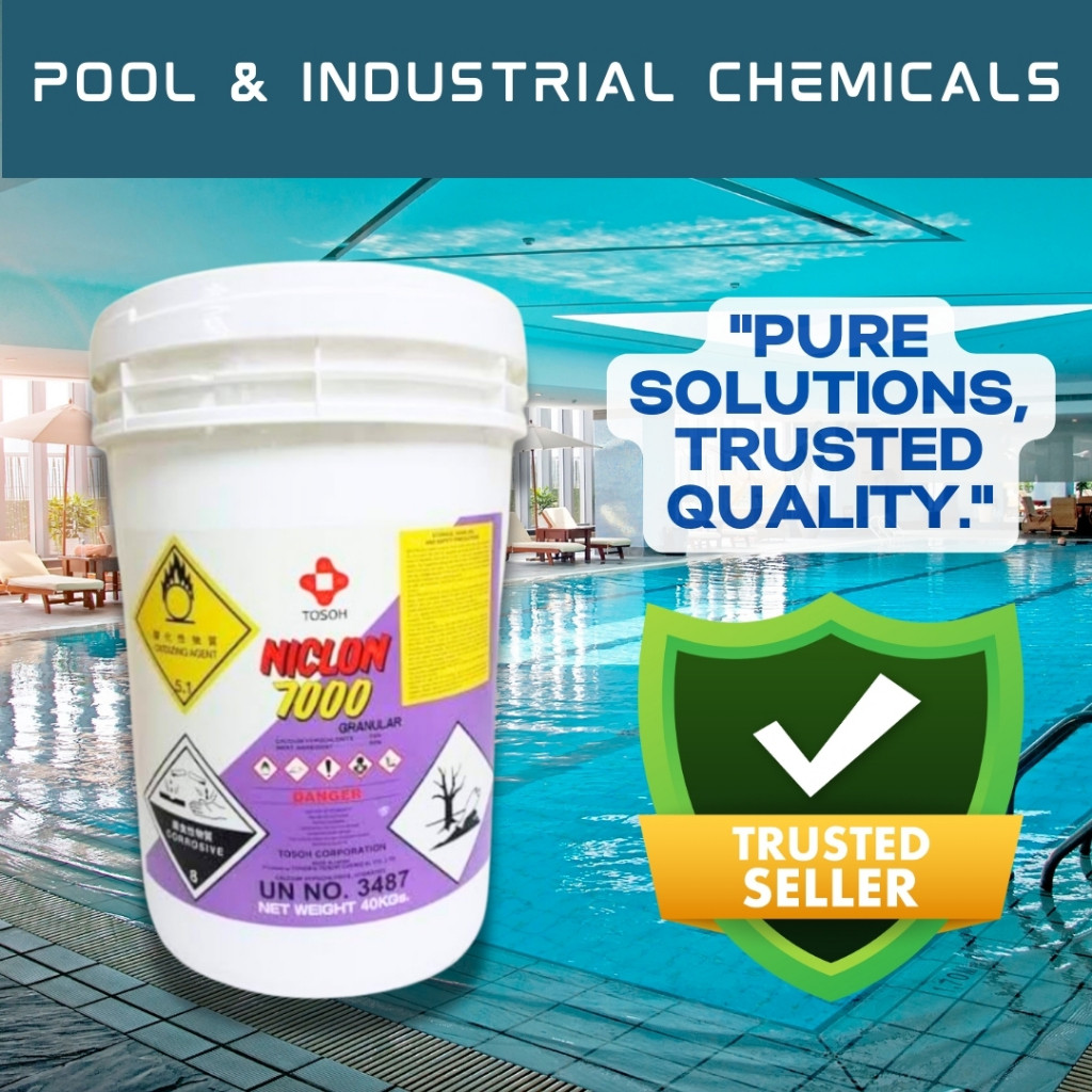 NICLON 7000 JAPAN- CHLORINE (40kg) | Shopee Philippines