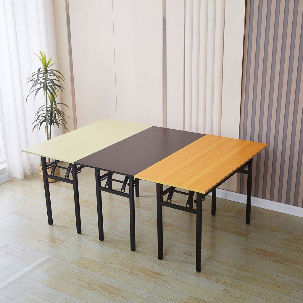 Foldable Home Table Rectangular Training Desk Office Simple Computer ...